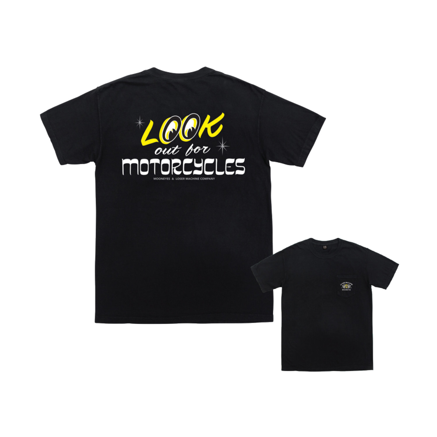 LOSER MACHINE LOOK OUT POCKET TEE BLACK – Allstyle Distribution